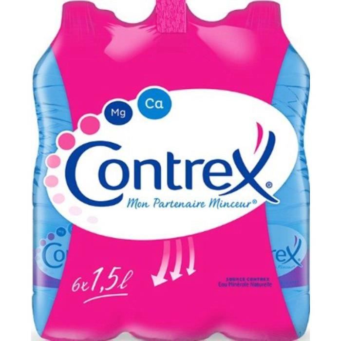 CONTREX Eau minérale naturelle - Plate - 6 x 1,5 L - Cdiscount Au quotidien