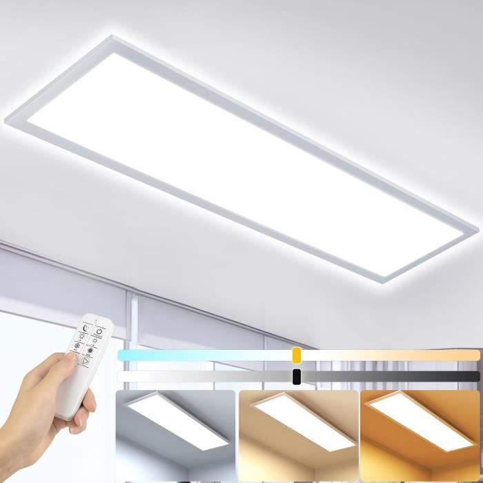 Panneau Led Ultra Plat 120X30Cm, 40W Plafoniera Led Soffitto Dimmable ...