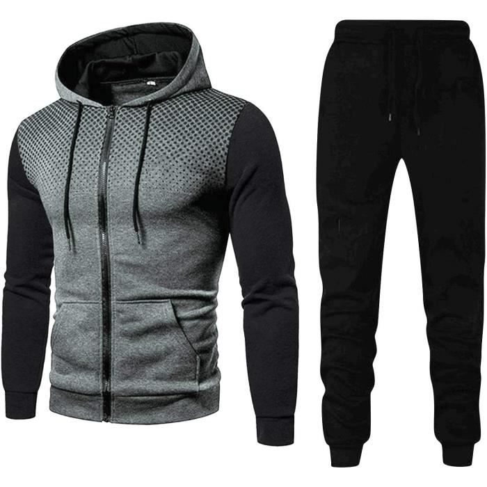 ENSEMBLE DE VETEMENTS Tenue Sport Homme Décontracté Survetement Pas ...