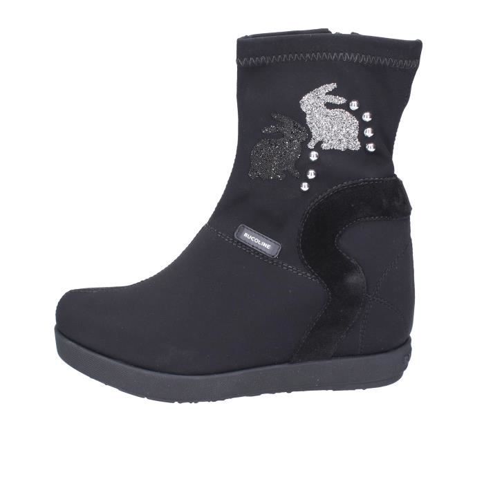 RUCOLINE Bottine Femme Noir Textile BG438 Noir - Cdiscount Chaussures