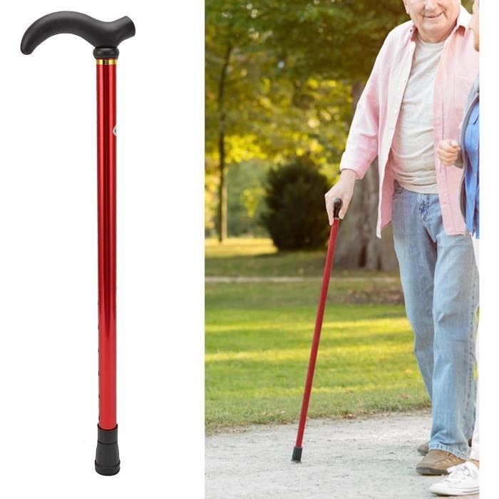 Canne De Marche, Canne De Marche Poignée Ergonomique Rétractable Bâton ...
