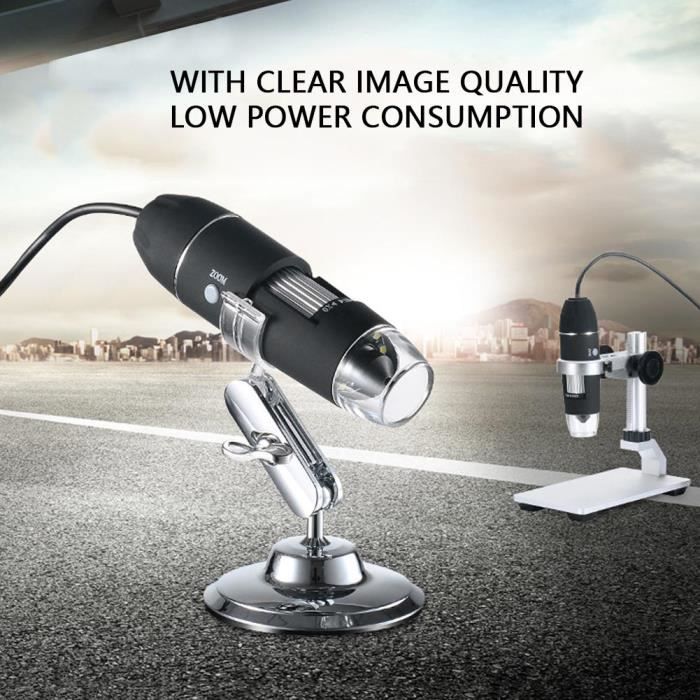 Microscope optique électronique portable USB ZERODIS - 40X-1000X - 8 ...
