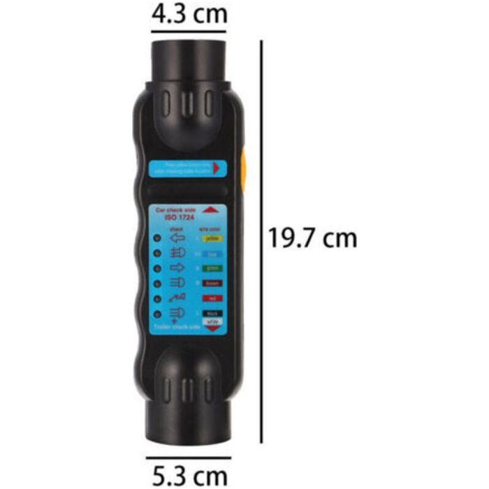 Testeur remorque 7 broches 12V, outil diagnostic pour feux et câblage ...