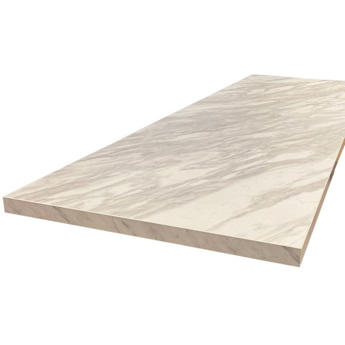 Plan de travail stratifié HPL marbre gris 3000 x 650 x 38 mm FSC ...