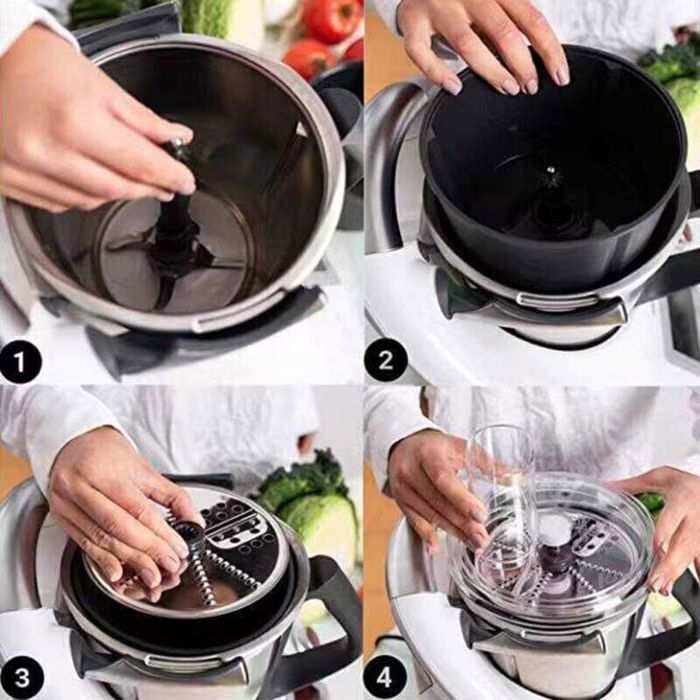 Coupe-légumes et fromage multifonctionnel - Accessoire Thermomix - Râpe ...