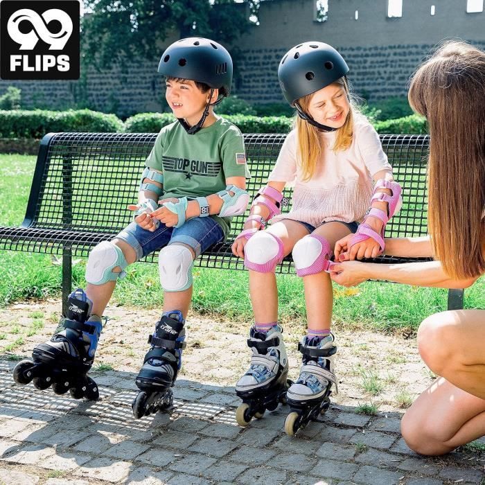 Protection Roller Enfant - Protection Enfant Velo - Genouillère Rose ...