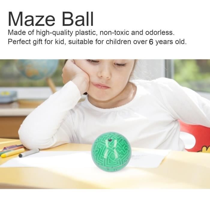 Jeu de Puzzle Intellectuel - VGEBY - 3D Maze Toy - Vert - Non toxique ...