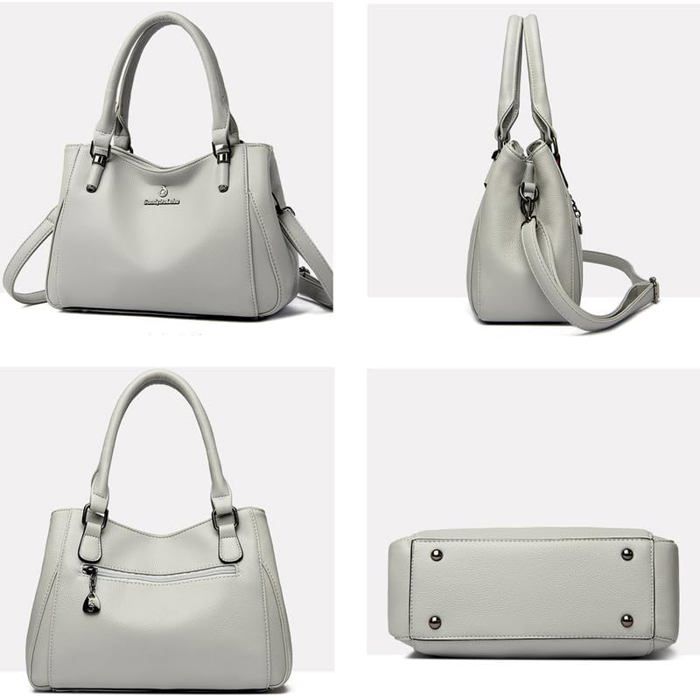 Sac Main port Main avec bandoulir pour Femme en Cuir PU Petit Sac a Main Sacs paule Sac ...