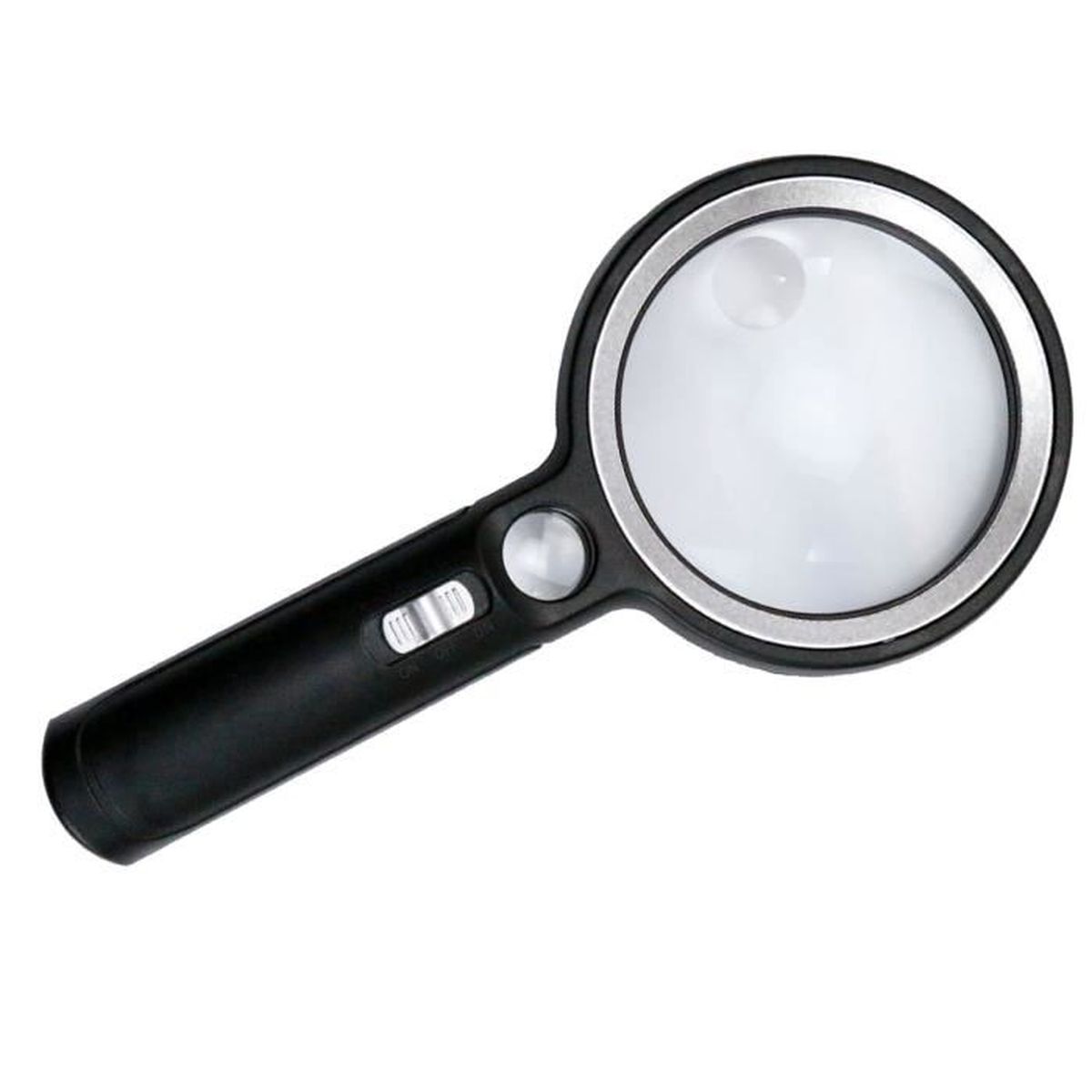 Loupe d'inspection portative 5X 13X 30X avec lumière UV et 30 LED pour ...