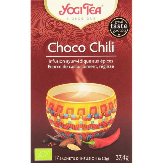 Yogi Tea Infusion Choco Chili 17 Sachets - Cdiscount Au quotidien