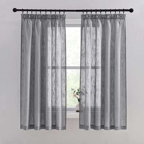 Rideaux Voilages de Fenêtre - Rideau et aperie avec Galon Fronceur ...