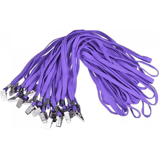 Lanières avec Clip Cou pour Porte-Badge Sangle Diamètre Interne Carte ...