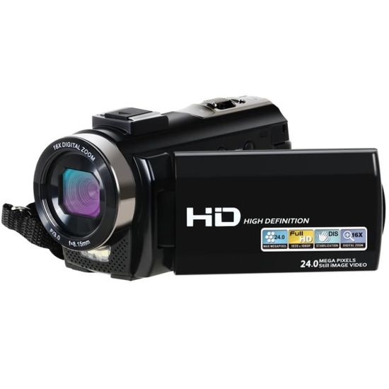 Caméra vidéo caméscope, enregistreur vidéo numérique YouTube Full HD ...