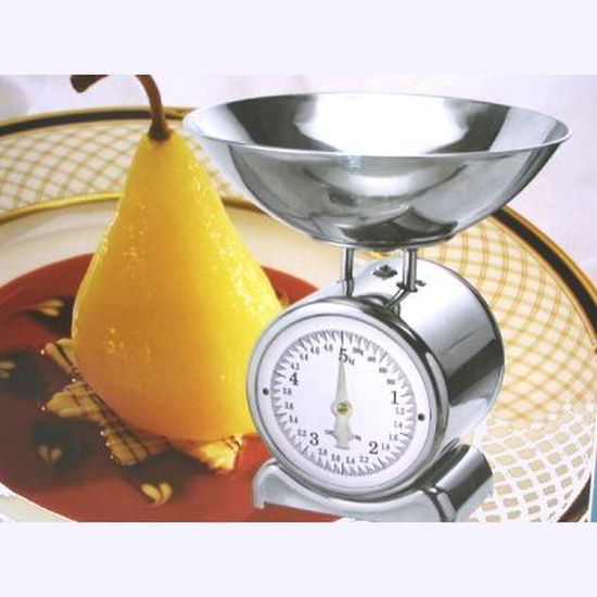 Pèse Aliments inox 5 Kg balance cadran rond - Cdiscount Maison