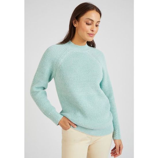 Damart - Pull maille perlée Thermolactyl - Vert D'Eau Vert d'eau - Cdiscount Prêt-à-Porter