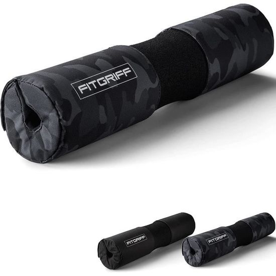 Fitgriff Mousse Barre Musculation avec Velcro, Barbell Hip Thrust Pad ...