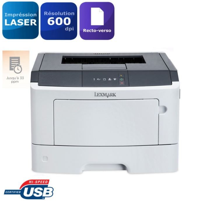 Imprimante LEXMARK MS310D Laser - Cdiscount Informatique