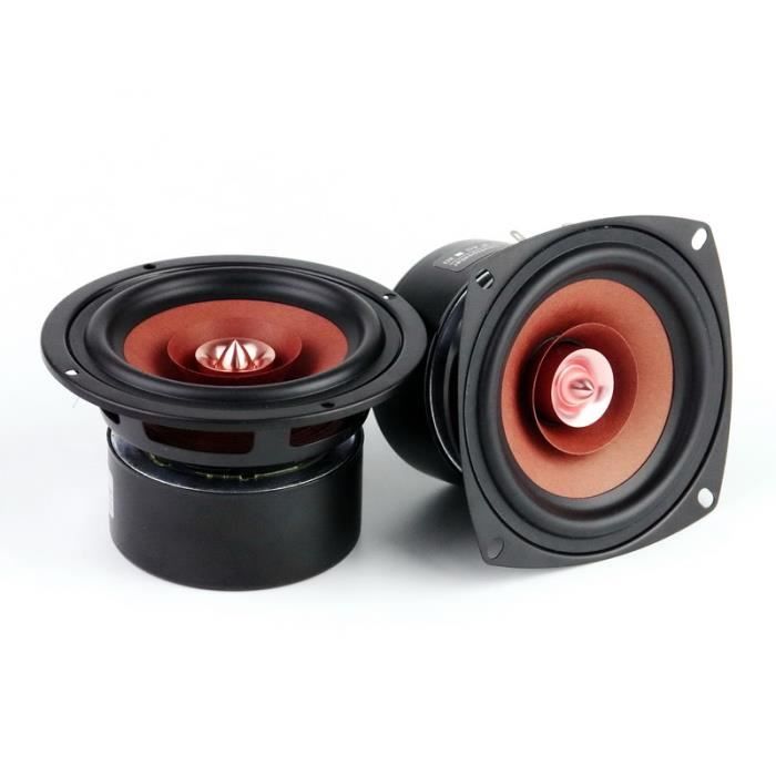 8 ohms-4"-Tweeter moyen 4 pouces avec haut-parleur pleine fréquence ...