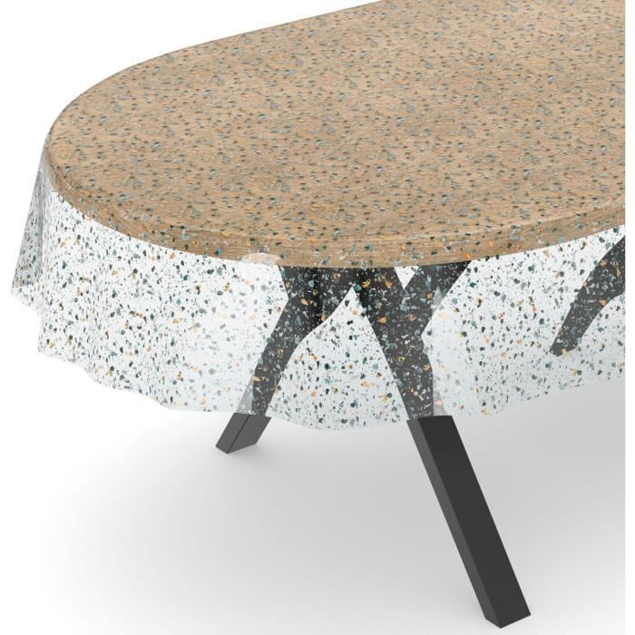 Nappe En Toile Cirée Transparente - Film De Protection De Table - Motif ...