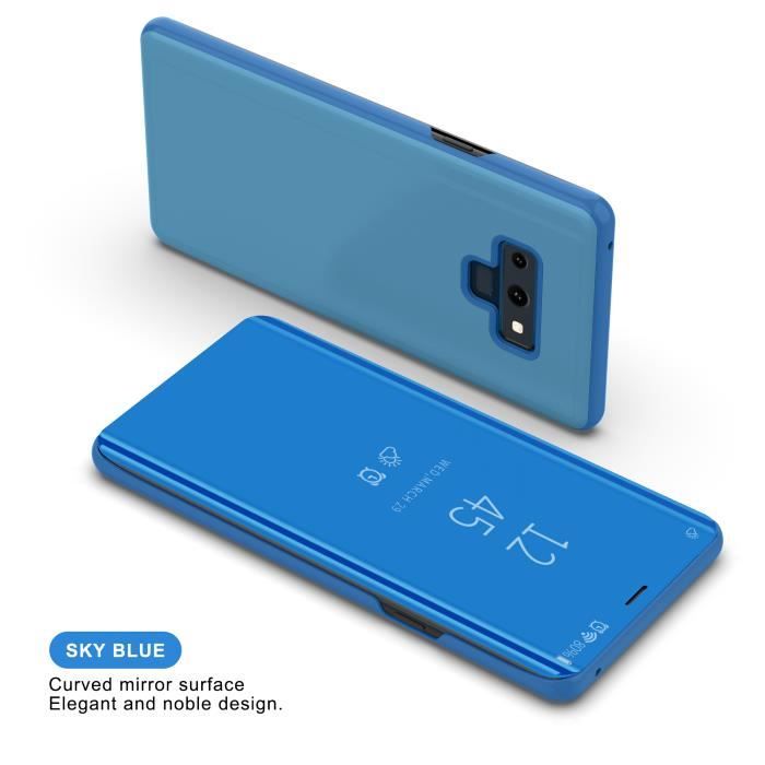 Coque Samsung Galaxy Note 9 Clear View Etui à Rabat Smart Cover Stand