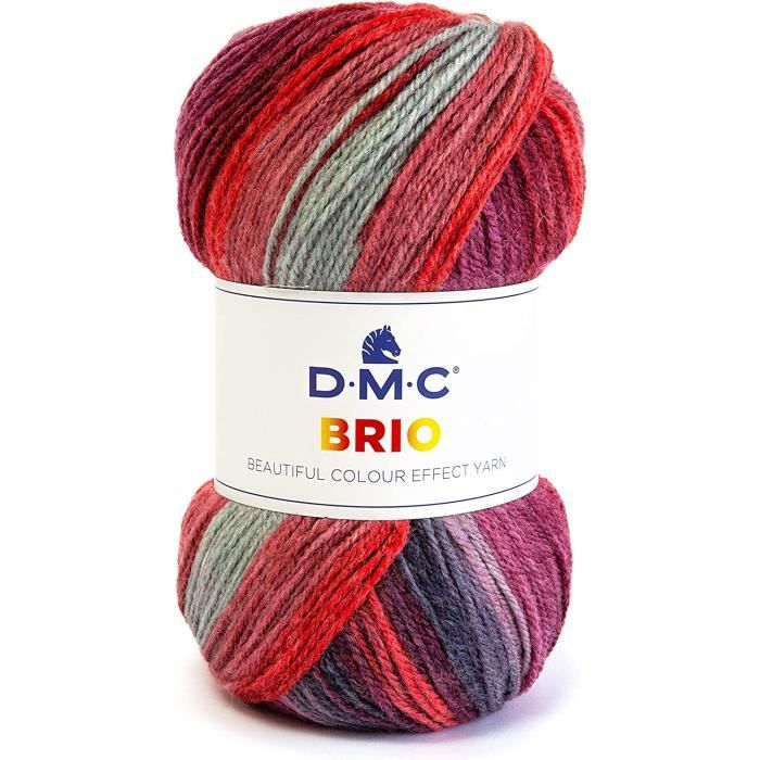 DMC - Fil tricot Brio - Fil à tricoter | Idéal pour la réalisation d ...