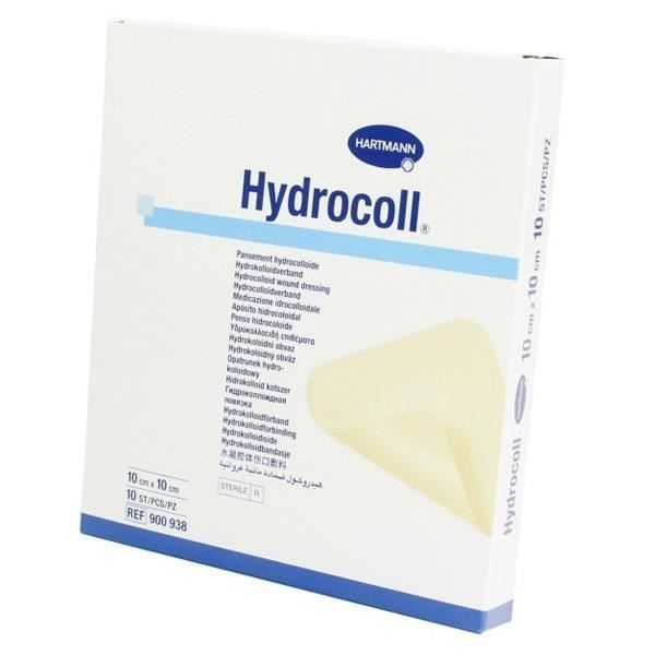 Hartmann Hydrocoll Pansement Hydrocolloide 10x10cm 10 unités - Cdiscount Santé - Mieux vivre