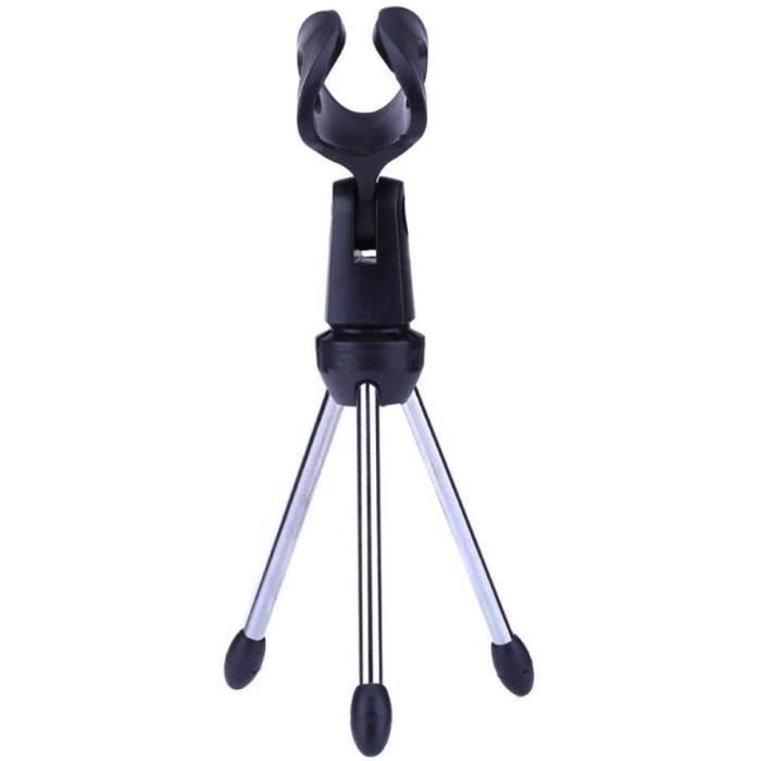 Pied de microphone Mini trépied de microphone de bureau portable en ...