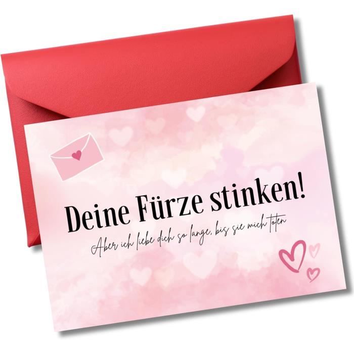Carte De Saint-Valentin Amusante - Carte D'Amour Pour Un Anniversaire ...