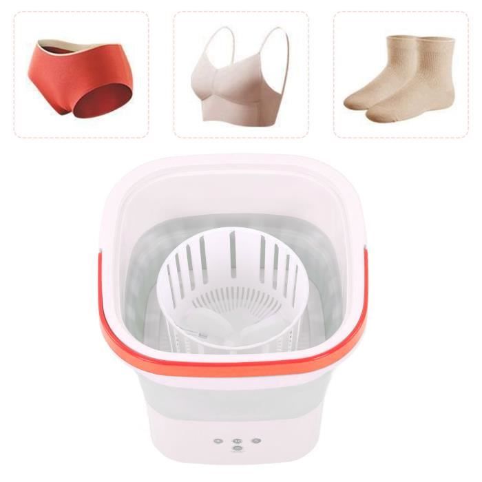 Duokon Mini lave-linge Petite Laveuse Portative Moteur à Grande Vitesse ...