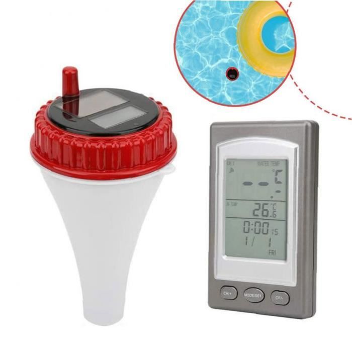 Floating Digital Thermometer Thermomètre flottant sans fil Piscine ...