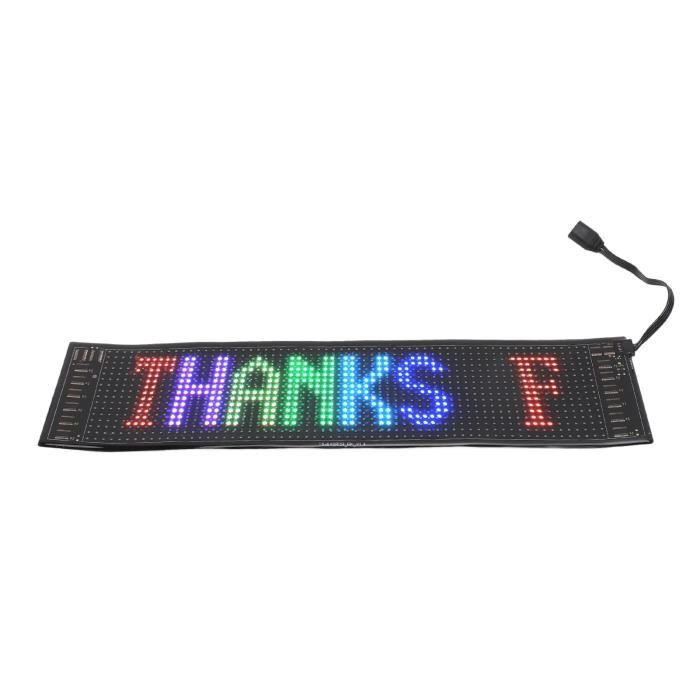 Panneau d'affichage flexible à LED programmable MINIFINKER - Animation ...