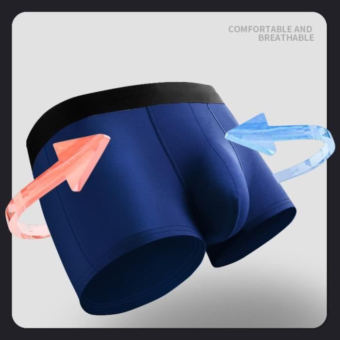 4 Pack Boxers Shorty Hommes Fitted sous-vêtement Trunk Caleçons Taille ...