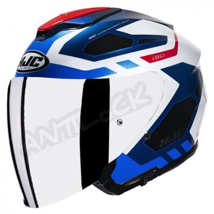 HJC JET i30 ATON AVEC VISIÈRE MIROIR IRIDIUM - Cdiscount Auto