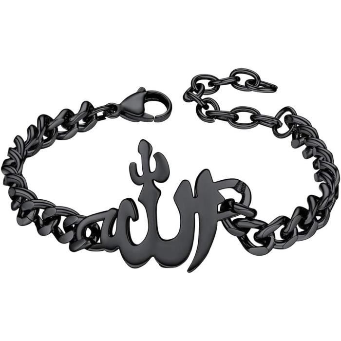 Bracelet Allah Des Femmes Chaînes Réglables 27Cm Cadeau De La Famille ...