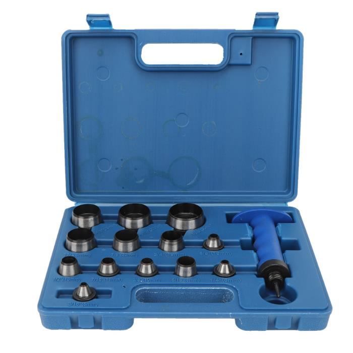 Sonew outil de poinçonnage de ceinture 14 pièces ensemble de poinçons ...