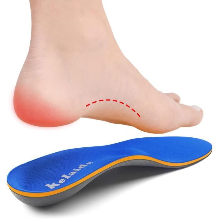 Kelaide Semelles Orthopédiques Confort pour pieds plats, fasciite ...