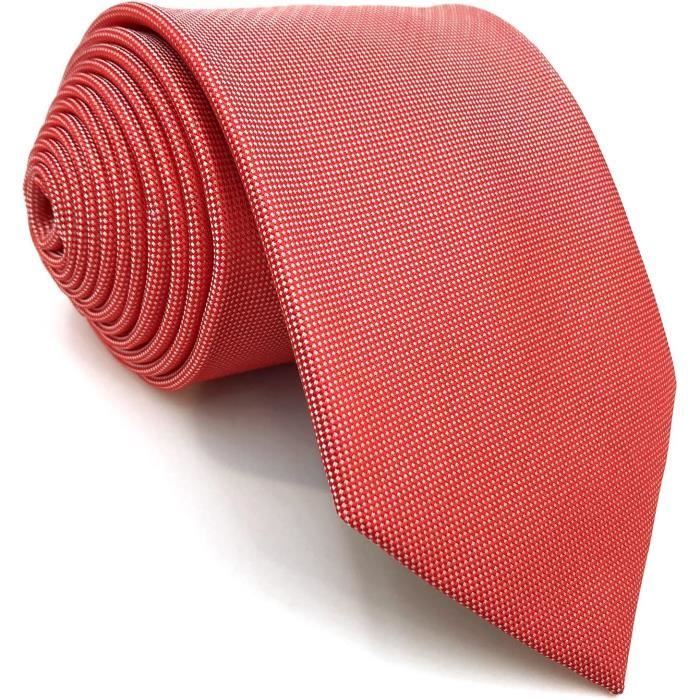 Shlax&Wing Ensembles De Cravates Pour Hommes Cravates Rouges En Soie De ...