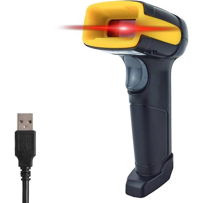 Lecteur Code à Barres 2D Scanner Code Barre USB Barcode Scanner(PDF417 ...
