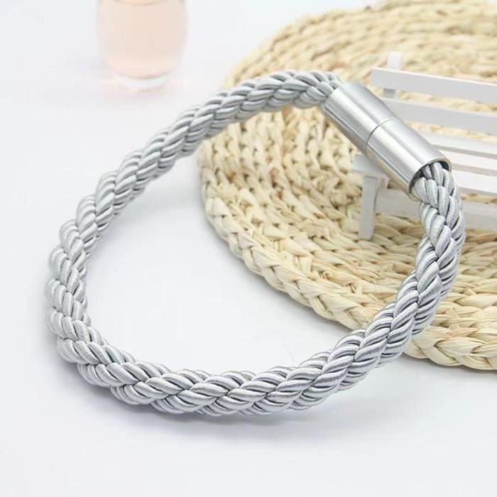 EMBRASSE - CROCHET - CORDON ,Gray--Rideau magnétique en fer forgé Style ...