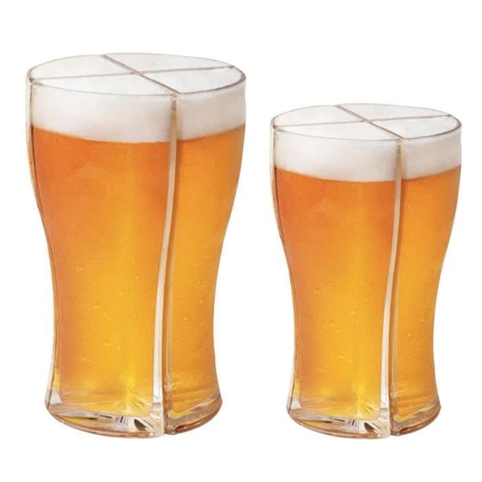4 en 1 coupe de boissons connectées bonnes tasses de bière set de bière ...