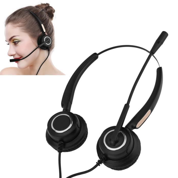 Casque USB Call Center,Casque USB Call Center,Poids léger,Réduction du ...