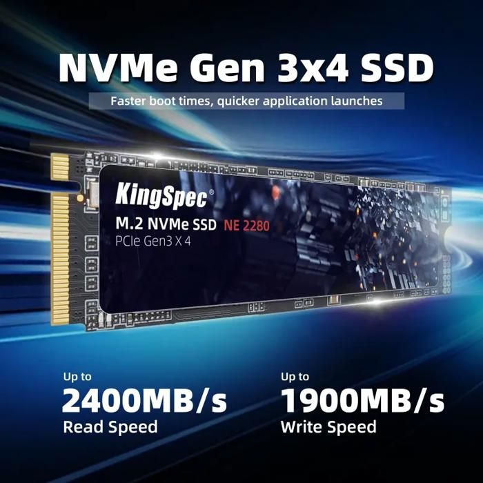 Disque SSD Interne KINGSPEC NE - 512 Go - M.2 Nvme - 2280 - Cdiscount Informatique