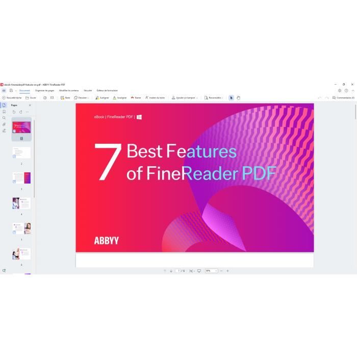 Abbyy FineReader PDF 16 Standard - Licence 1 an - 1 PC - A télécharger - Cdiscount Informatique