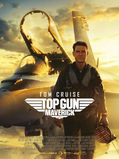 Affiche Originale de Cinéma - TOP GUN - Maverick - 2022 - Tom Cruise - 40x60cm - Cdiscount Maison