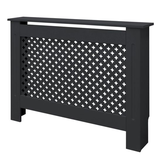 ECD Germany Cache-Radiateur Chauffage Moderne - 112x19x82 cm - Gris ...