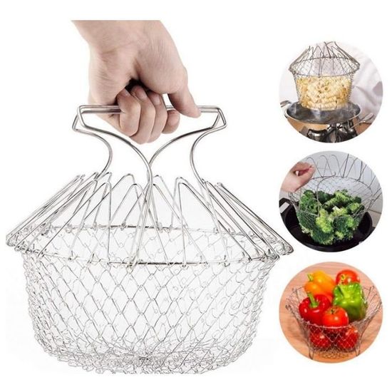 Panier à Salade - Lot de 2 - Acier Inoxydable - Diamètre 23 cm ...