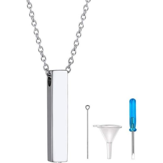 Goldchic Collier Femme Urne Funéraire Cendre Crémation Pendentif[Arbre ...