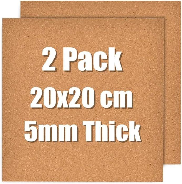 PAPIER POUR TABLEAU - PAPIER POUR PAPERBOARD-Épaisseur : 5 mm. Lot de 2 ...