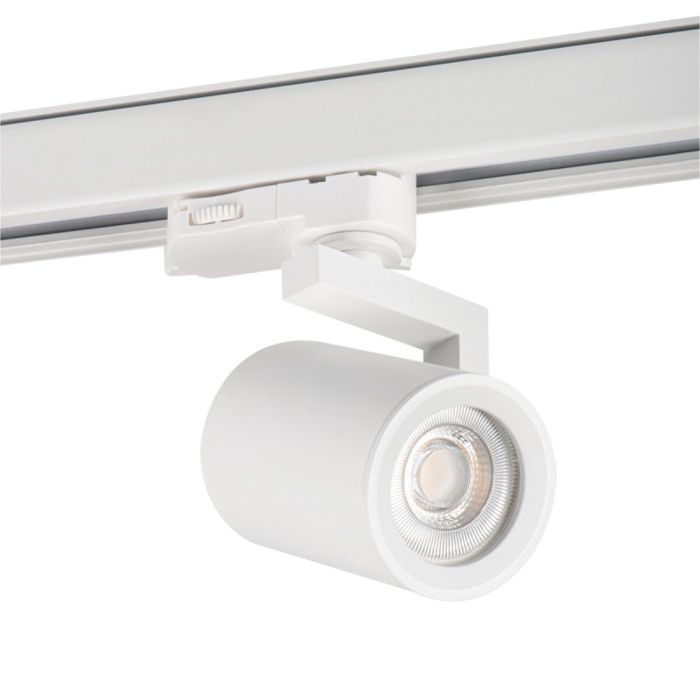 Projecteur sur rail - KANLUX - ACORD ATL4 GU10 - Aluminium blanc ...