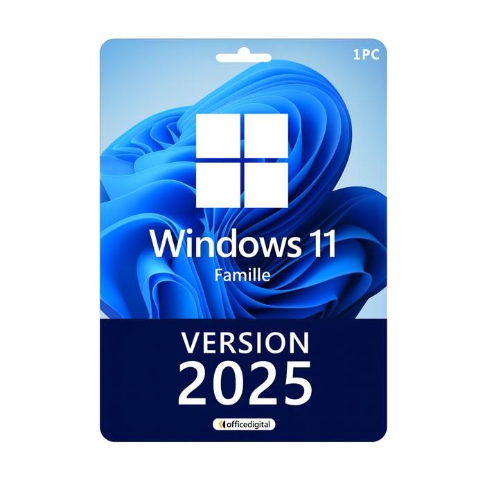Windows 11 Famille Home – Clé d’Activation 1 PC – Version 2025 ...